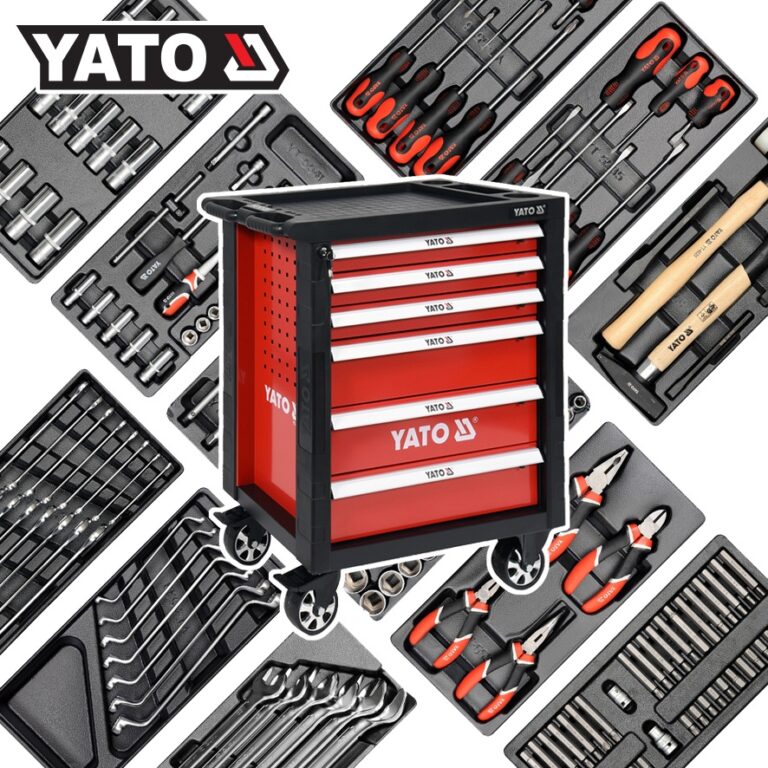 YATO YT-55300 ตู้เครื่องมือ 6 ลิ้นชัก + เครื่องมือ 177 ตัวชุด – OTS